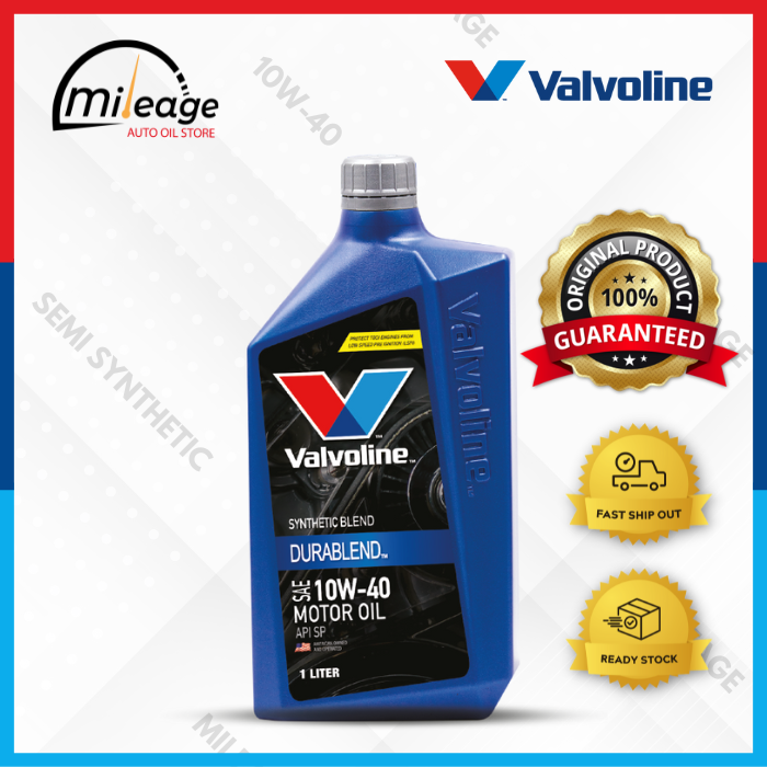 Valvoline Durablend SAE 10W-40 (1L) - Semi Synthetic Car Engine Oil ...