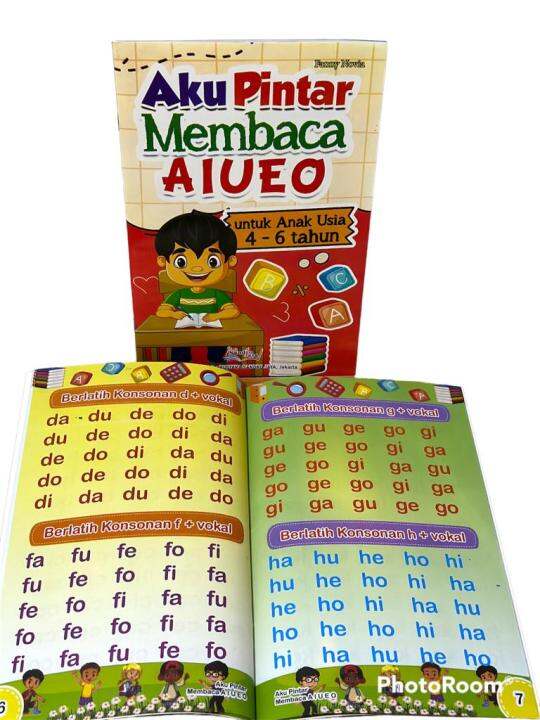 Buku Anak - Pintar Membaca AIUEO Untuk Paud Dan TK SDO - SB | Lazada Indonesia