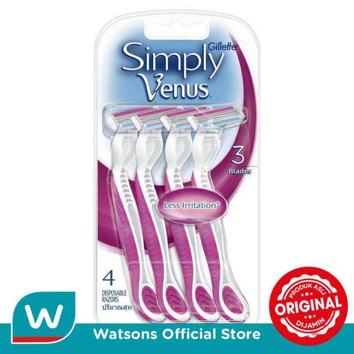 GILLETTE Simply Venus 4's | Lazada Indonesia