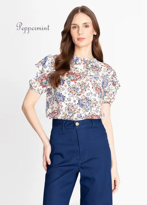 Peppermint Woman Quebec Blouse (Paisley) | Lazada PH