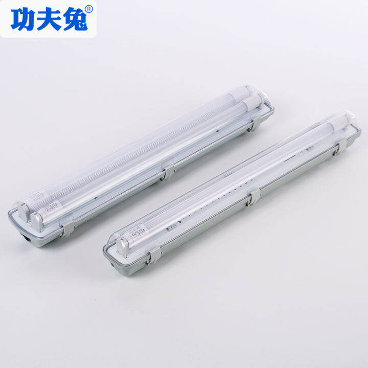 Led single-tube and double-tube three-proof lamp T8 fluorescent lamp ...