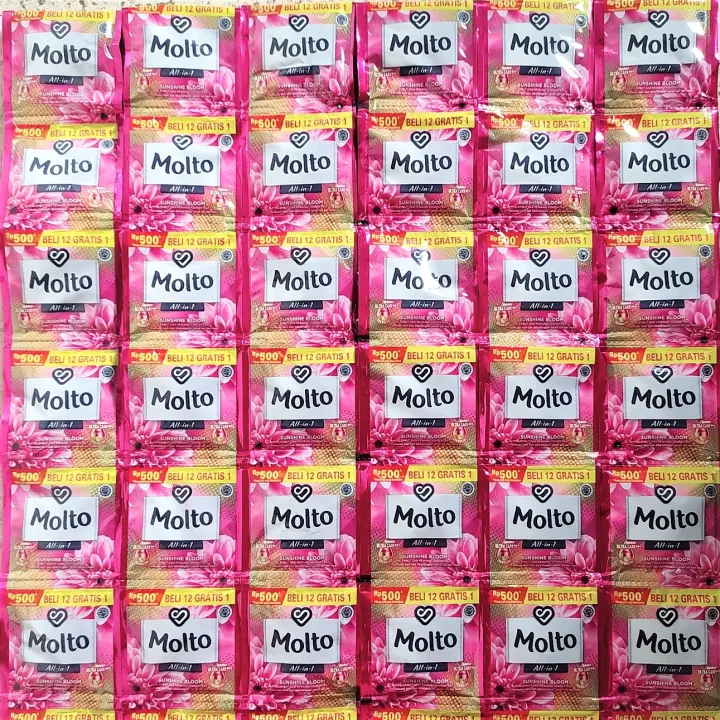 Molto Renceng 12 Sachet - Kemasan 9 ml - Pelembut dan Pewangi Pakaian ...