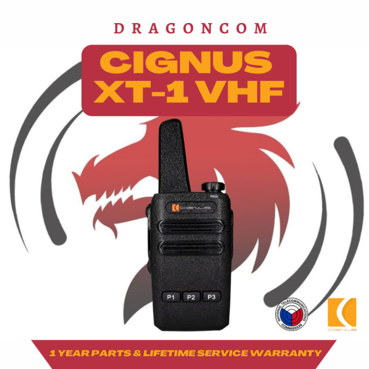 Cignus XT-1 VHF Two Way Radio XT1 VHF | Lazada PH