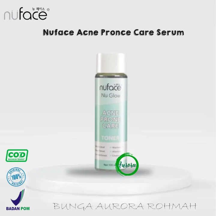 Nuface Nu Glow Acne Prone Care Toner (Normal to Oily Skin Toner ...
