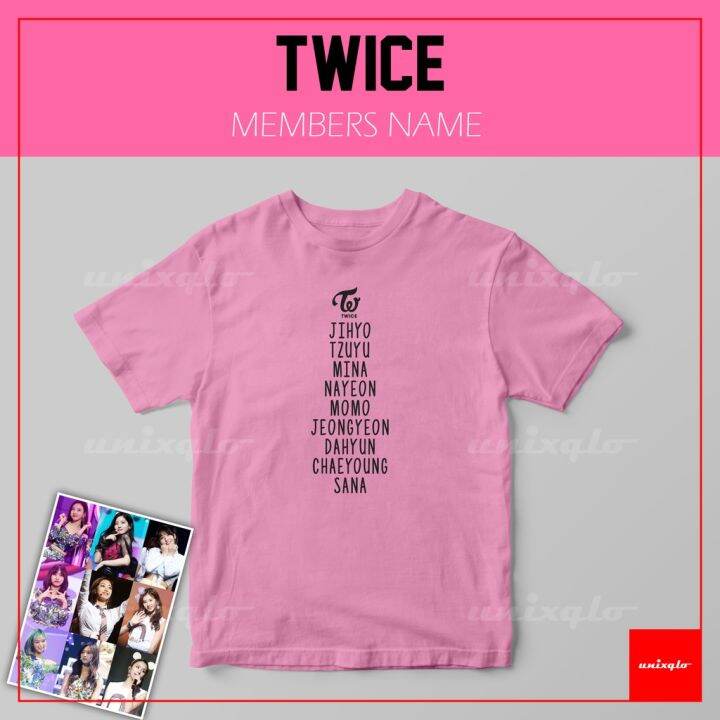 Twice Members Name | OT9 Names | TWICE NAME | TWICE Merch | Twice ...