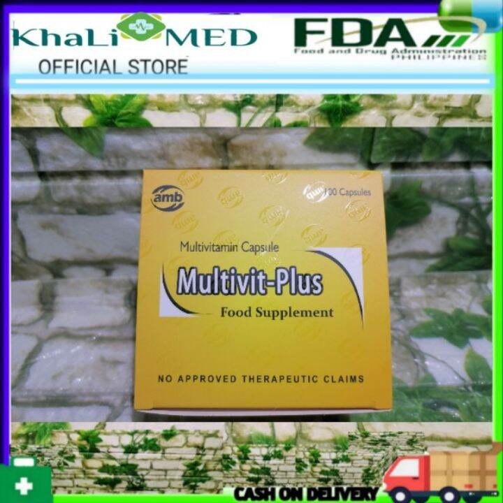 Multivit-Plus 100 Capsules Multivitamins Food Supplement | Lazada PH