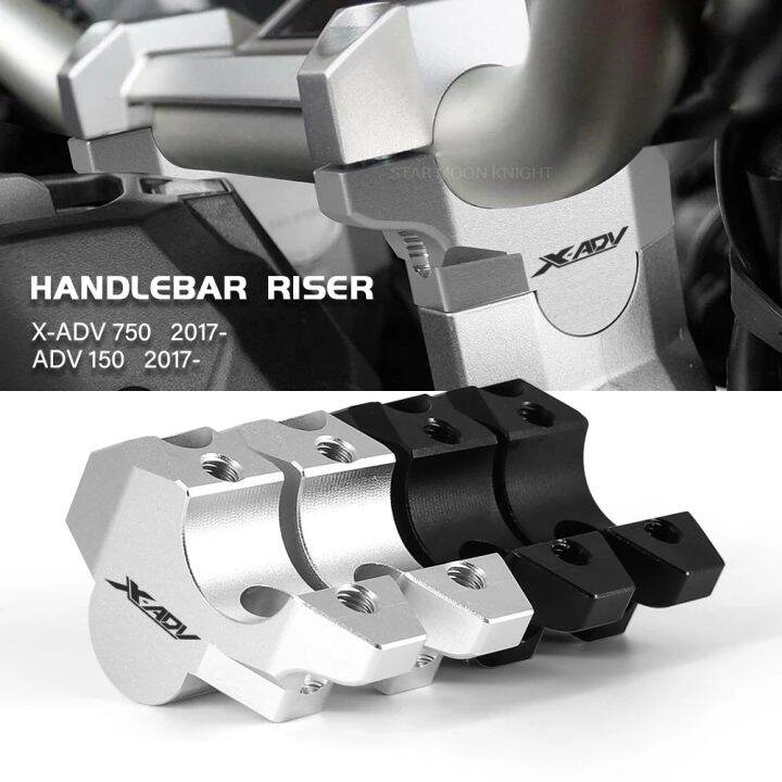 Motorcycle Handlebar Riser Drag Handle Bar Clamp Extend Adapter For ...