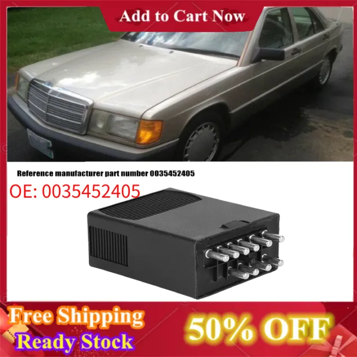【คุณภาพสูง】รีเลย์ปั๊มเชื้อเพลิงสีดำเหมาะสำหรับMercedes Benz 190ประตู ...