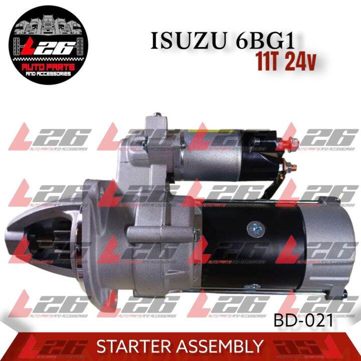 Isuzu 6BG1 STARTER ASSEMBLY 11T 24V BD-021 | Lazada PH