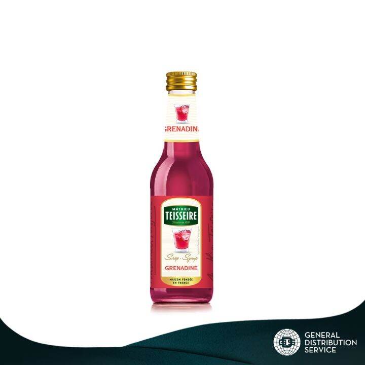 Mathieu Teisseire Grenadine Syrup 330 ml | ไซรัป แมททิวเตสแซร์ กลิ่น ...