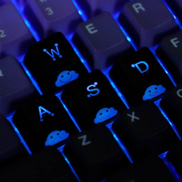 OOC Personality Durable Gaming Keyboard Waterproof For Mechanical Keyboard 1.6mm Thickness WASD ...