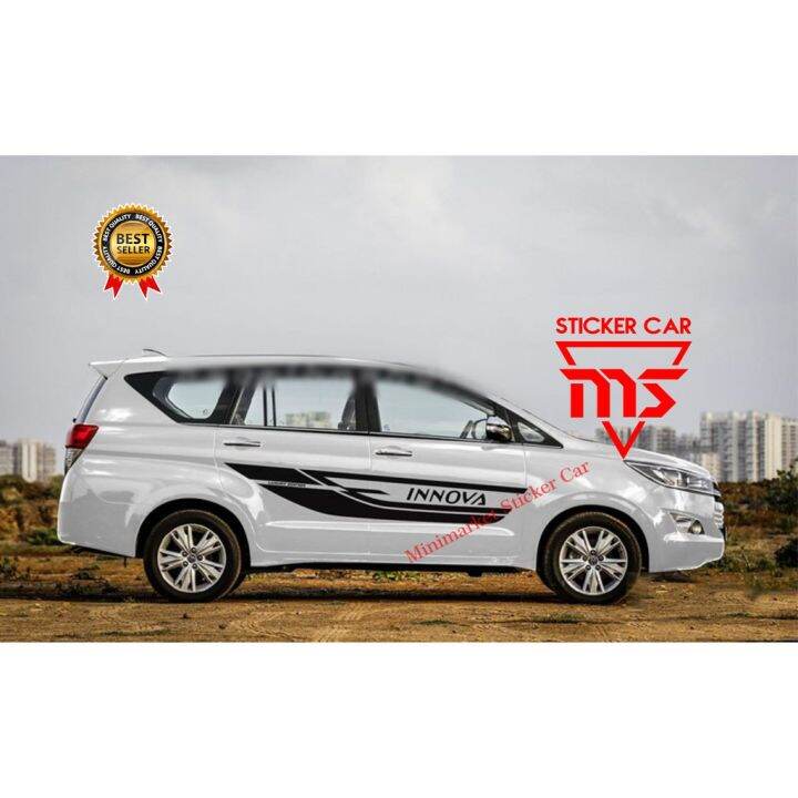 STIKER INNOVA STICKER MOBIL TOYOTA INNOVA REBORN CUSTOM TEXT BISA ...