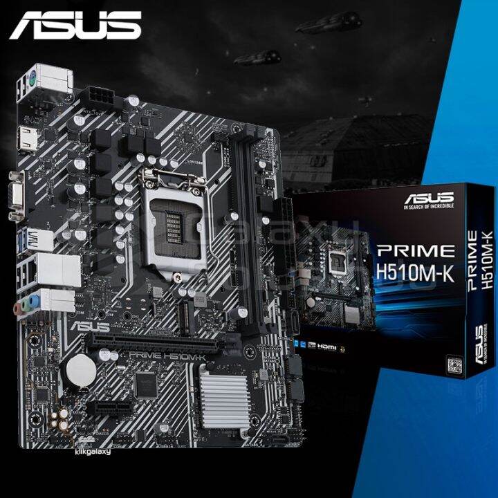 ASUS PRIME H510M-K (Intel LGA1200, H510, DDR4) Rocket Lake Motherboard ...