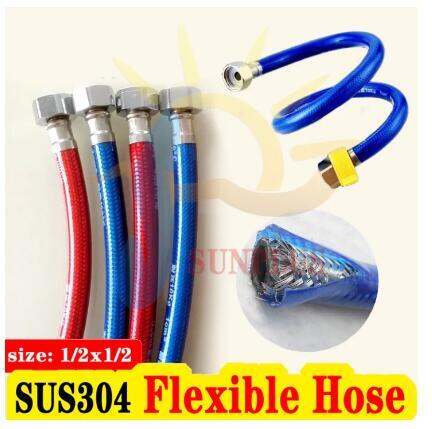 Stainless heavy flexible hose 1 2 for sink hose\gripo hose\fauset hose ...