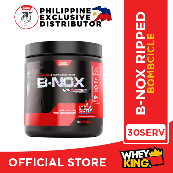 Pre Workout B Nox Ripped By Betancourt Nutrition Keto Friendly