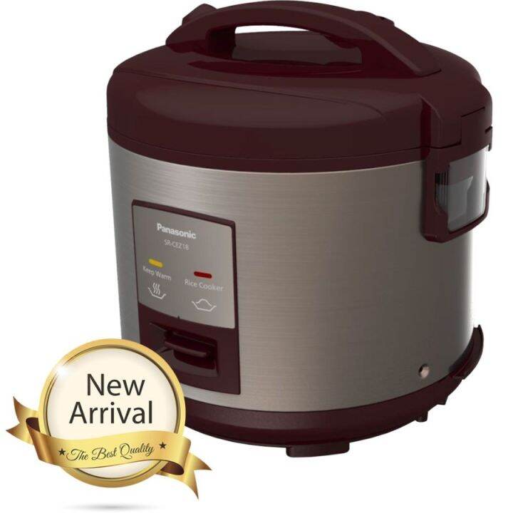 Panasonic Magic Com Rice Cooker 1.8 Liter Body Stainless SRCEZ-18 ORI ...