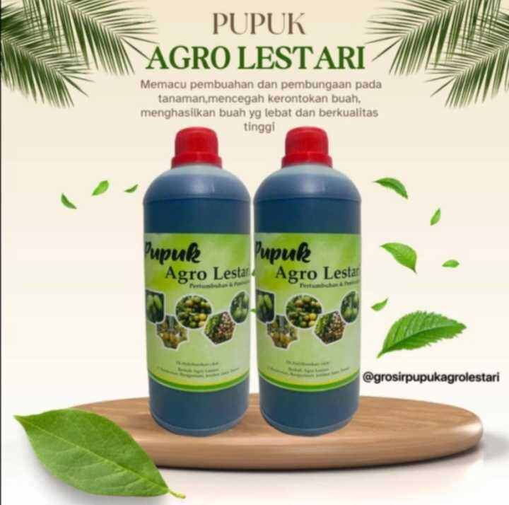 Pupuk Agro Lestari Biru Pupuk Pelebat Penyubur Tanaman Buah 1 Liter | Lazada Indonesia