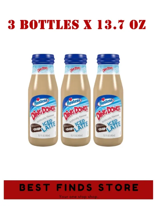 Hostess Ding Dongs Iced Latte 3 Bottles X 137 Oz Lazada Ph