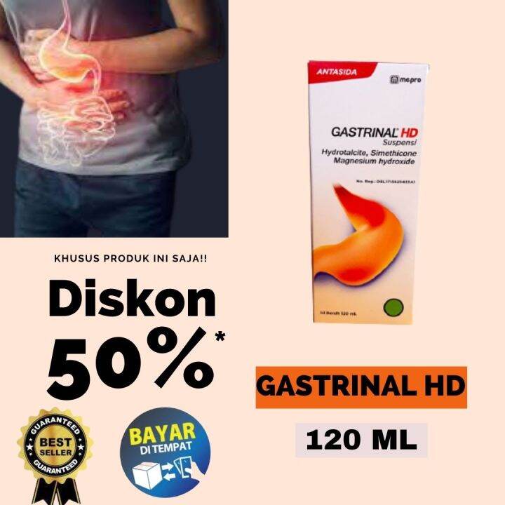 Gastrinal HD Sirup 120 Ml Obat Asam Lambung Cair | Lazada Indonesia