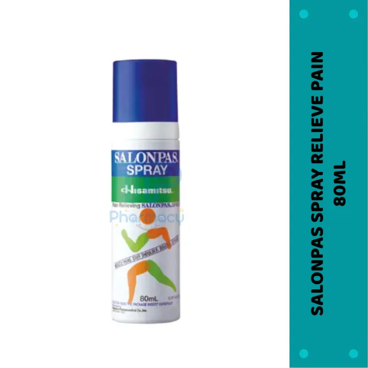 SALONPAS SPRAY 80ML FOR RELIEVE MUSCLE PAIN | Lazada