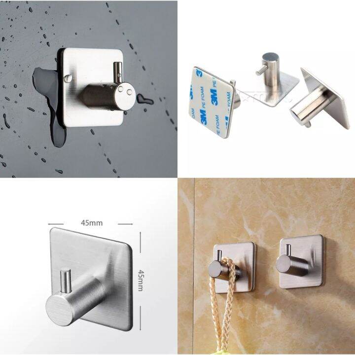 Hook stainless 3M gantungan stainless hook besi premium gantungan besi ...