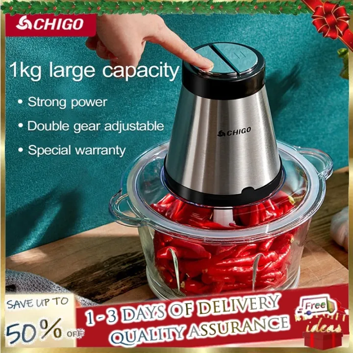 JLRHX 300W Electric meat grinder Meat blender chopper meat grinder vegetable grinder curry ...