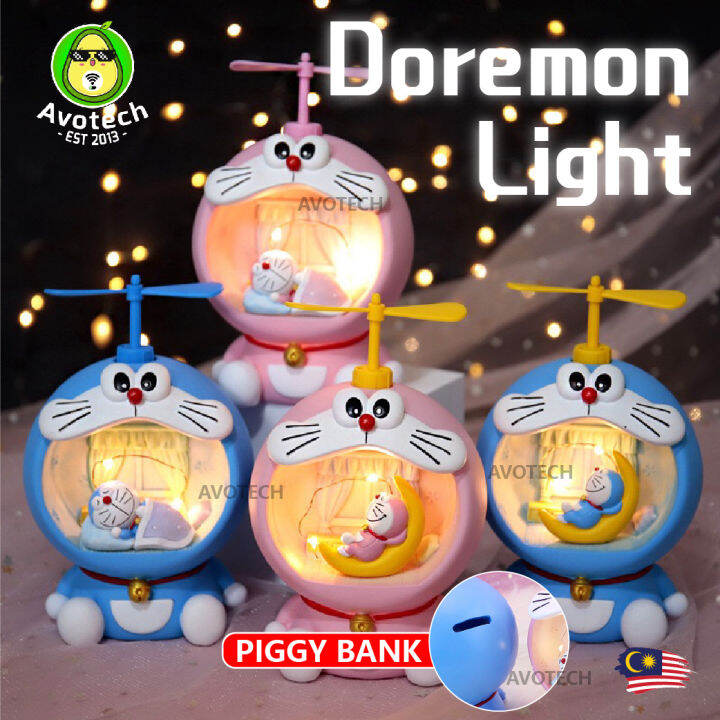 Awotech Doremon Lamp Light Sleeping Night Lamp Cute Bedroom Lamp ...