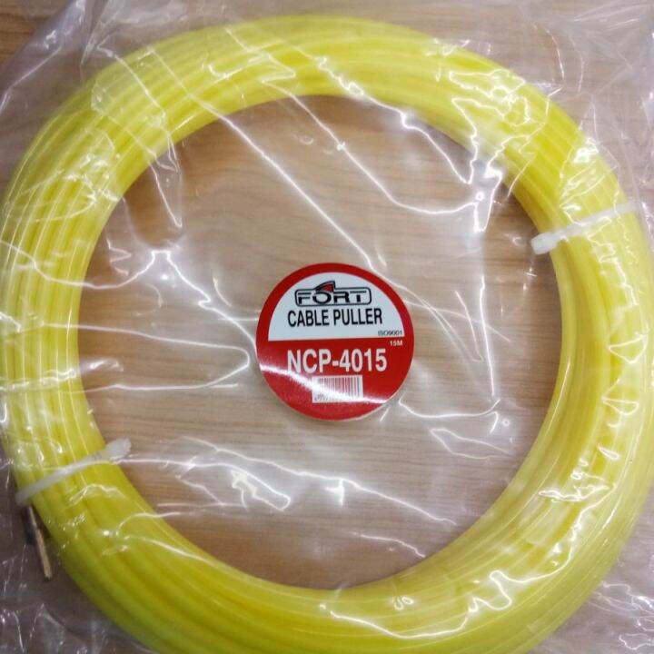 Fort Nylon Cable Puller Yellow - Penarik Kabel 15 Meter NCP-4015 ...