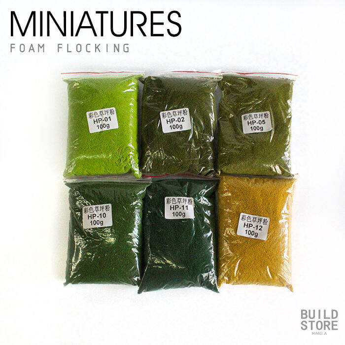 Foam Flocking (Fake Grass) for Miniatures, Architecture, Models | Lazada PH