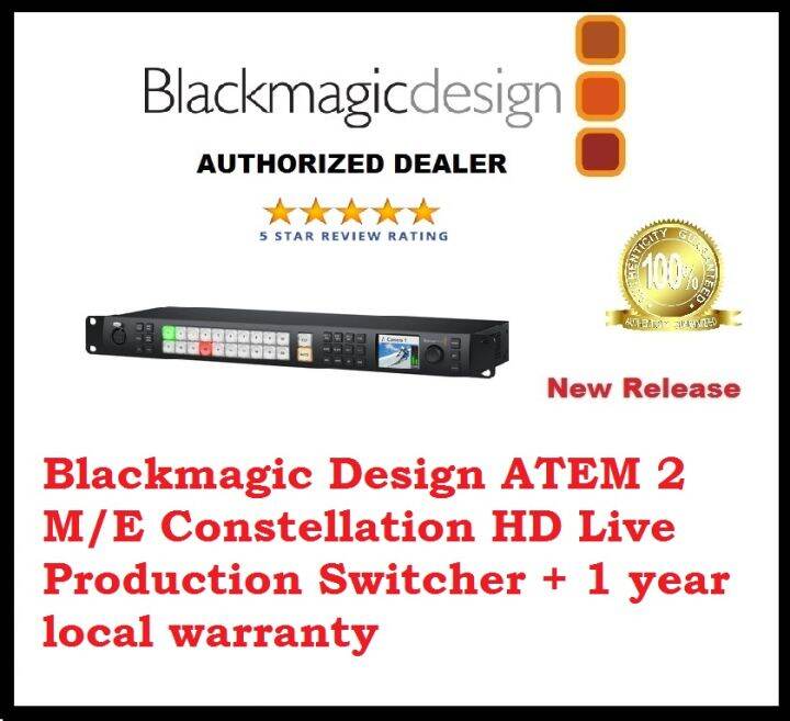 Blackmagic Design ATEM 2 M/E Constellation HD Live Production Switcher ...
