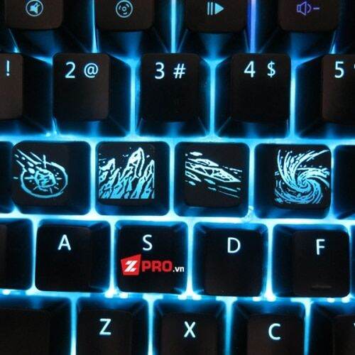 4Pcs League Of Legends LOL Backlight Keycaps Personality Translucent ...