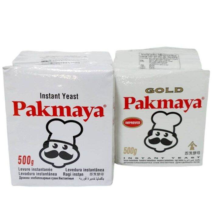 Pakmaya Instant Yeast ( ยีสต์จืด ) / GOLD ( ยีสต์หวาน ) 500g ยีสต์ผง ...