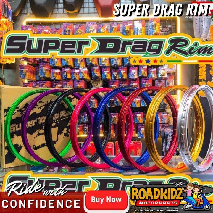 【factory outlet】 SUPER DRAG RIM (SDR) (1.2x17)(1.4x17) | Lazada PH
