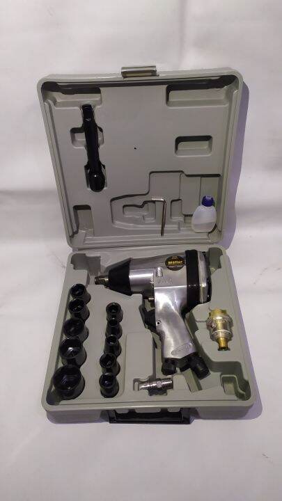 Air impact wrench kit 1/2 mesin baut kompresor sok sock angin / alat buka baut | Lazada Indonesia