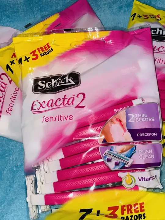 ScHICK EXACTA 2 SENSITIVE DISPOSABLE RAZOR PACK OF 10 | Lazada PH