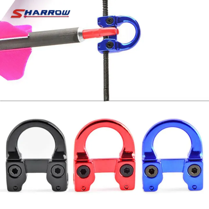 【SHARROW】Metal D Loop โบว์ปล่อย U Nock แหวนเล็งธนูผสม | Lazada.co.th