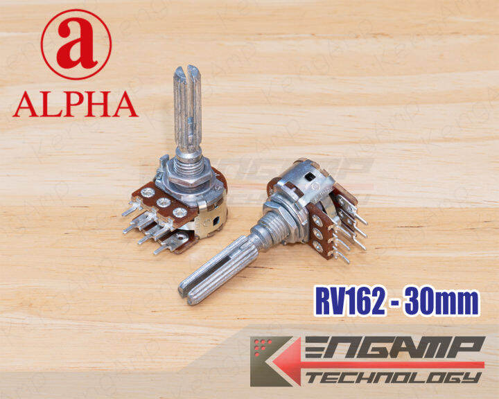 (1ตัว) [VR] ALPHA RV162 แกนยาว 30mm B20K B50K B100K | Lazada.co.th