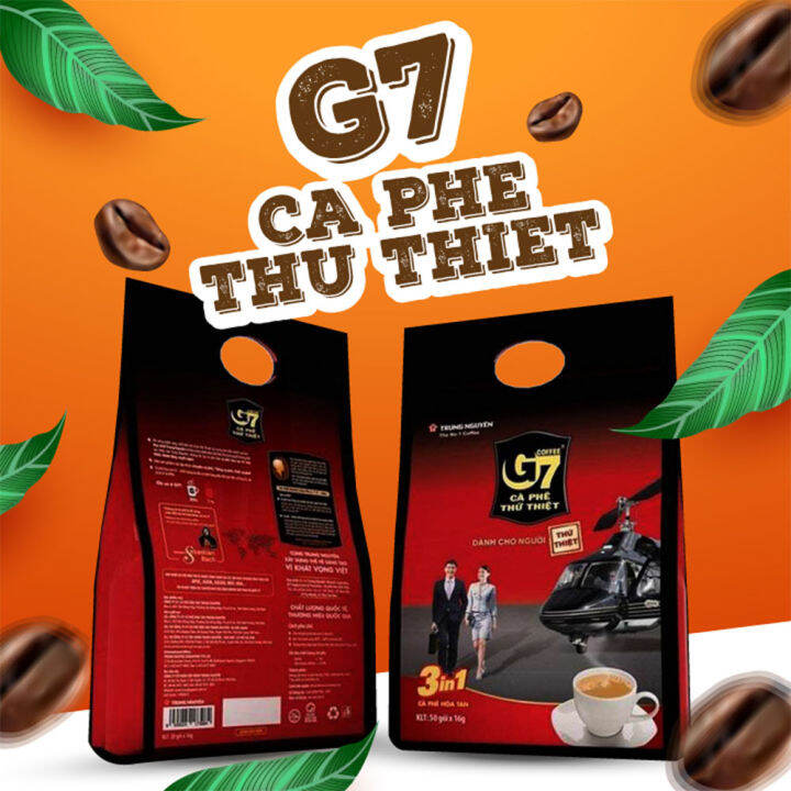 Trung Nguyen G7 instant coffee 3 in 1 Ca Phe Thu Thiet Vietnamese ...