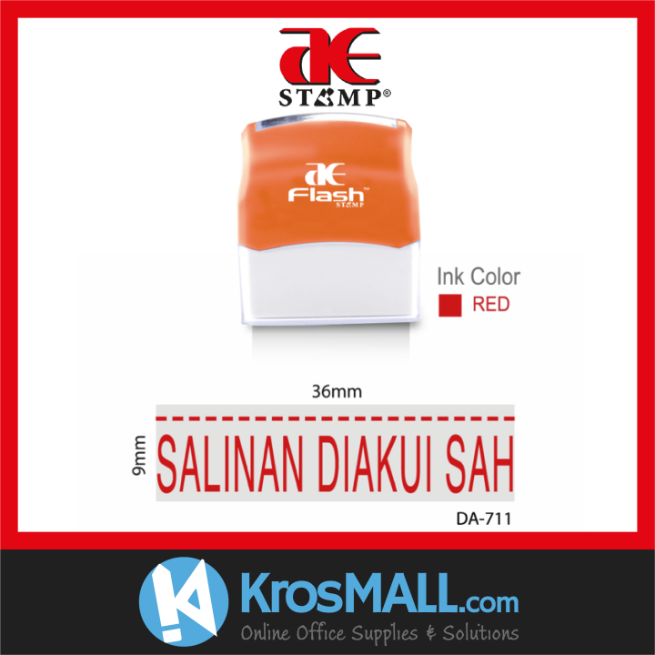 AE Flash Stamp - Salinan Diakui Sah | Lazada