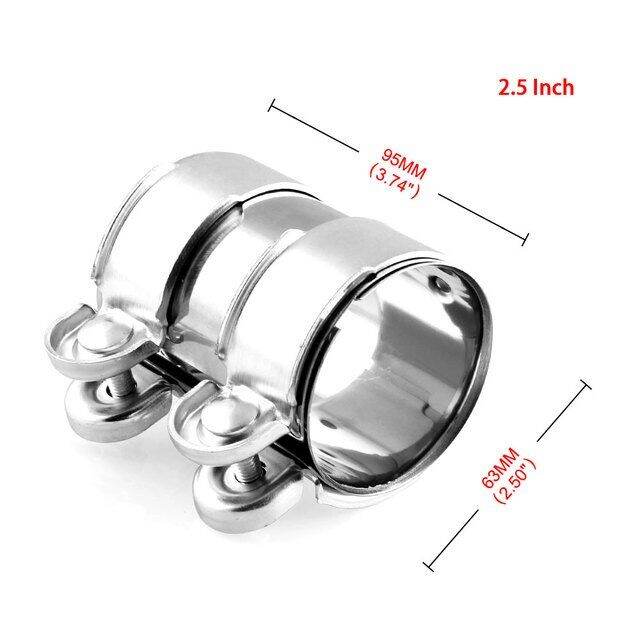 Exhaust Pipe Hoop Exhaust Pipe Clip Universal Tail Muffler Hoop Round ...