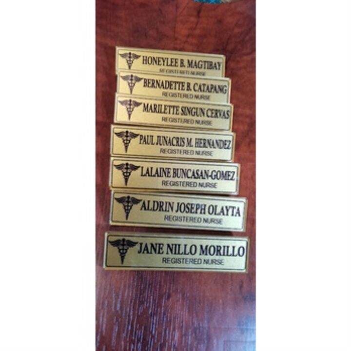 Custom Acrylic Nameplate / Name Badge / Name Tags PIN/Magnetic | Lazada PH