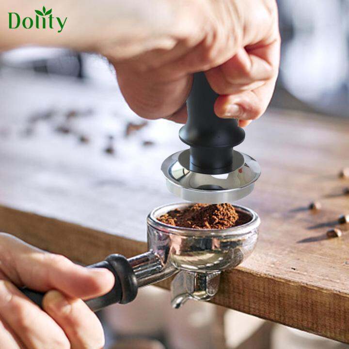 Dolity Espresso Tamper Self Leveling Spring Loaded Tamper for Coffee ...