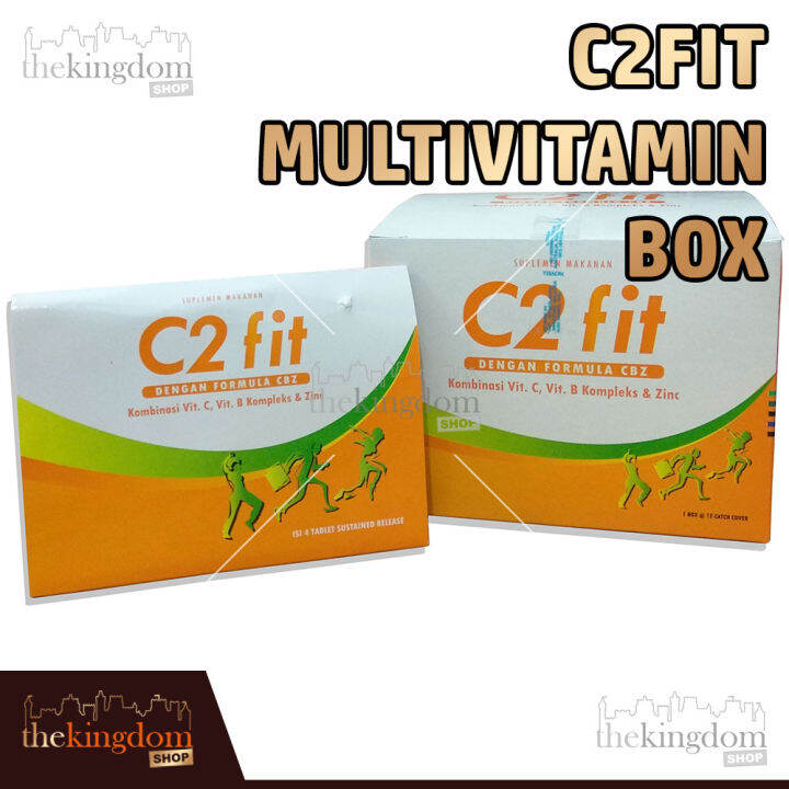 C2Fit Multivitamin Vitamin C /Box Meningkatkan Kekebalan Tubuh | Lazada ...