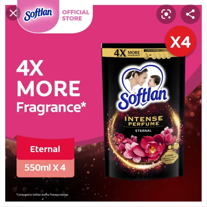 Softlan Intense Eternal Fragrance 550ml | Lazada