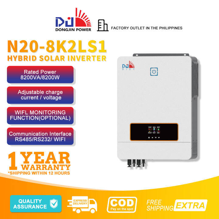 DongJin Power 8.2KW On/Off Solar Toroidal Inverter Pure Sine Wave Wifi ...