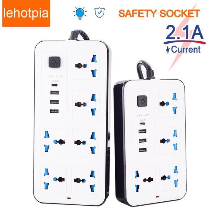 Multiprise Smart Home Universal Plug EU US UK Outlet Power Strip With ...
