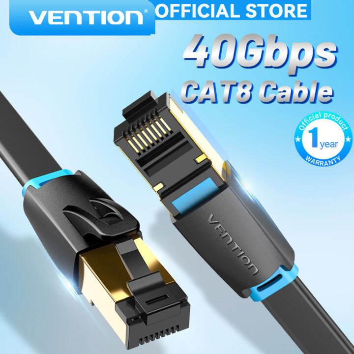Vention Cat 8 Ethernet Cable SFTP 40Gbps Super Speed RJ45 Cat 8 Network ...