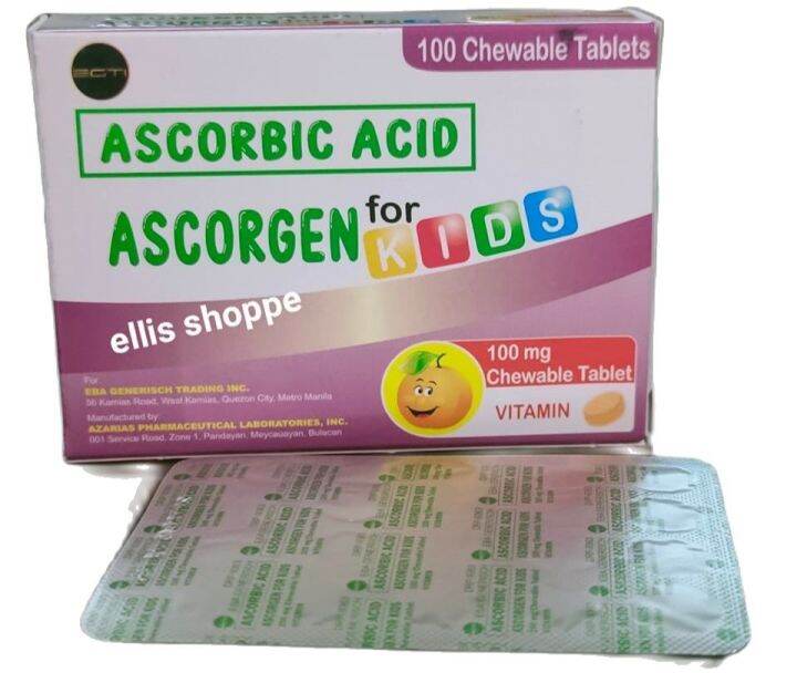 ASCORGEN / MD-CEE FOR KIDS (2-12 YEARS OLD ) Ascorbic Acid for Kids ...