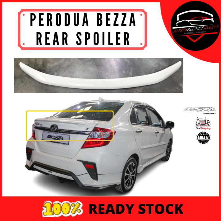Perodua Bezza Spoiler (High Quality ABS Material)(Made in Malaysia) OEM ...