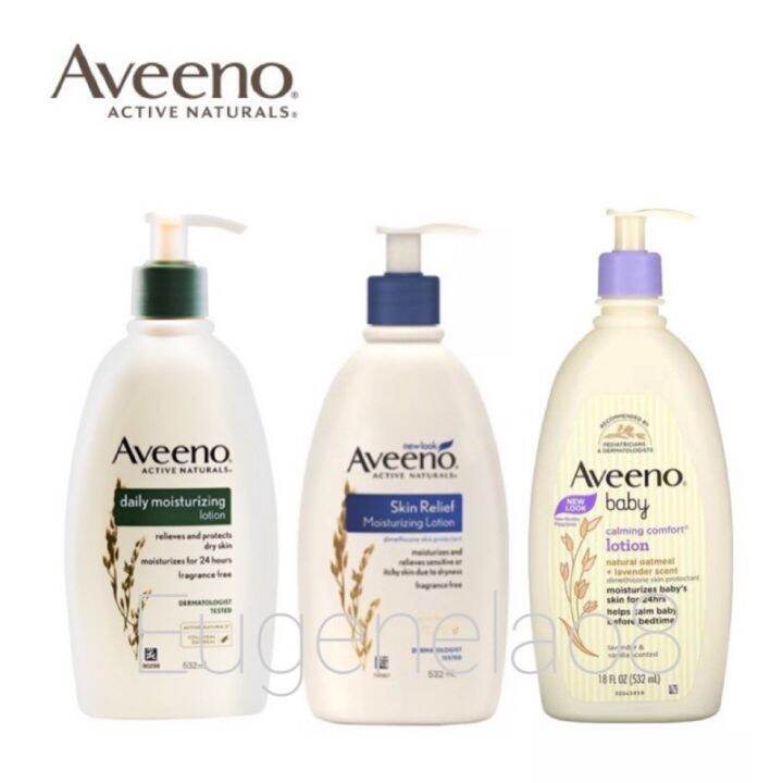Aveeno daily moisturizing Lotion Skin Relief Lotion Baby Calming ...